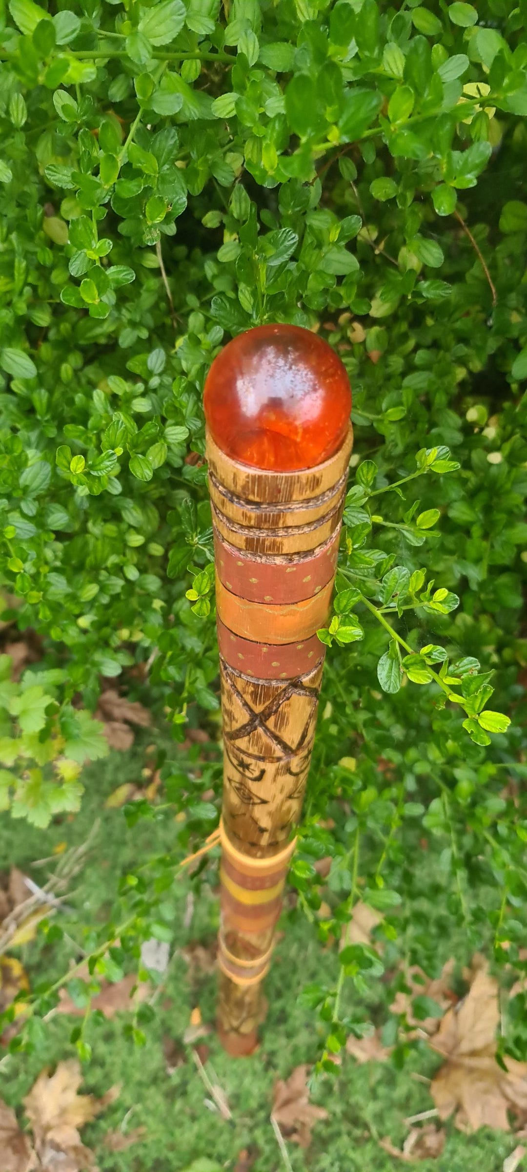 Native American Style Speakers Staff Totem or Sceptre, Shamanic. Tribal ...