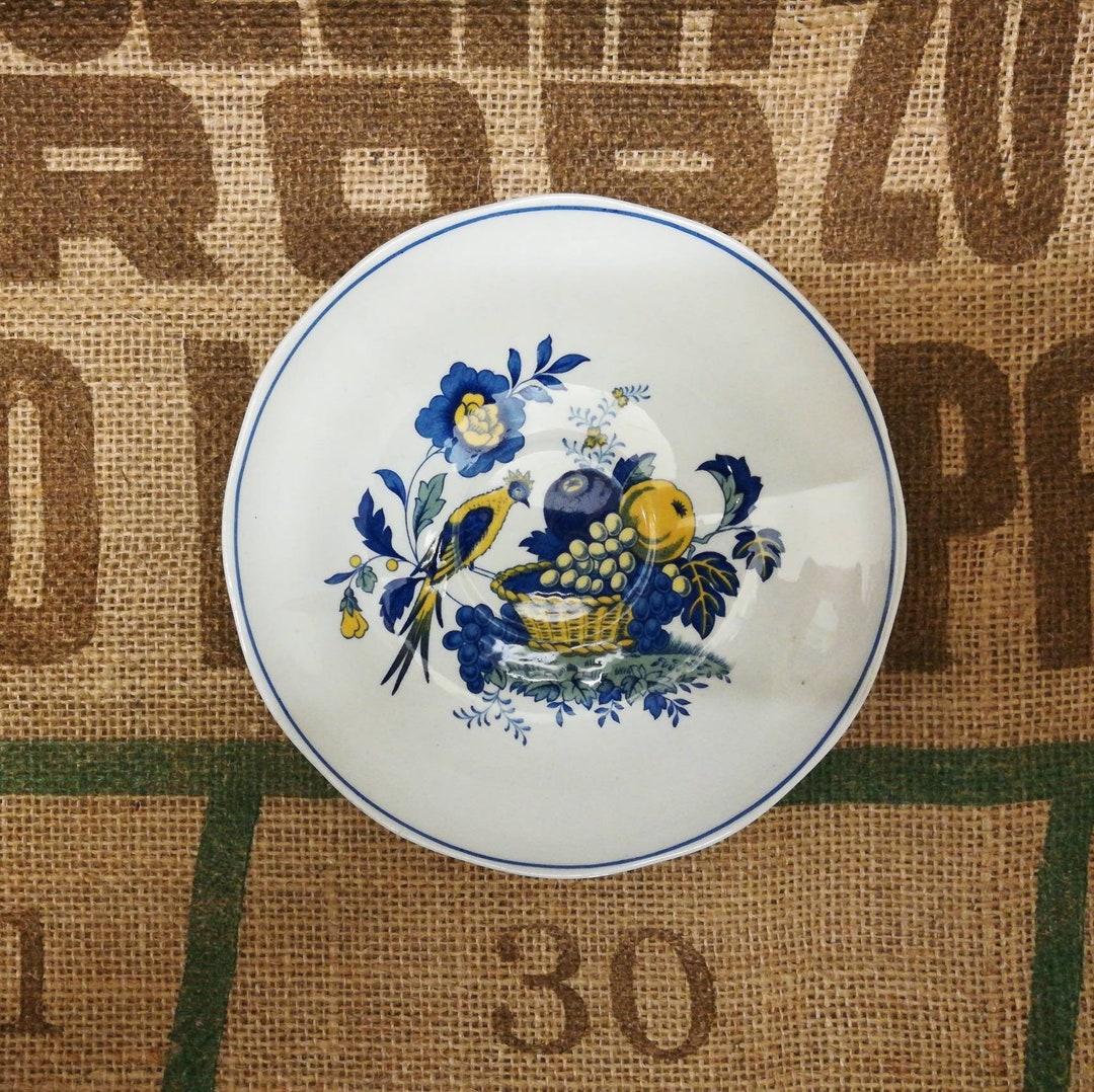 Spode Blue Bird Saucer - Etsy