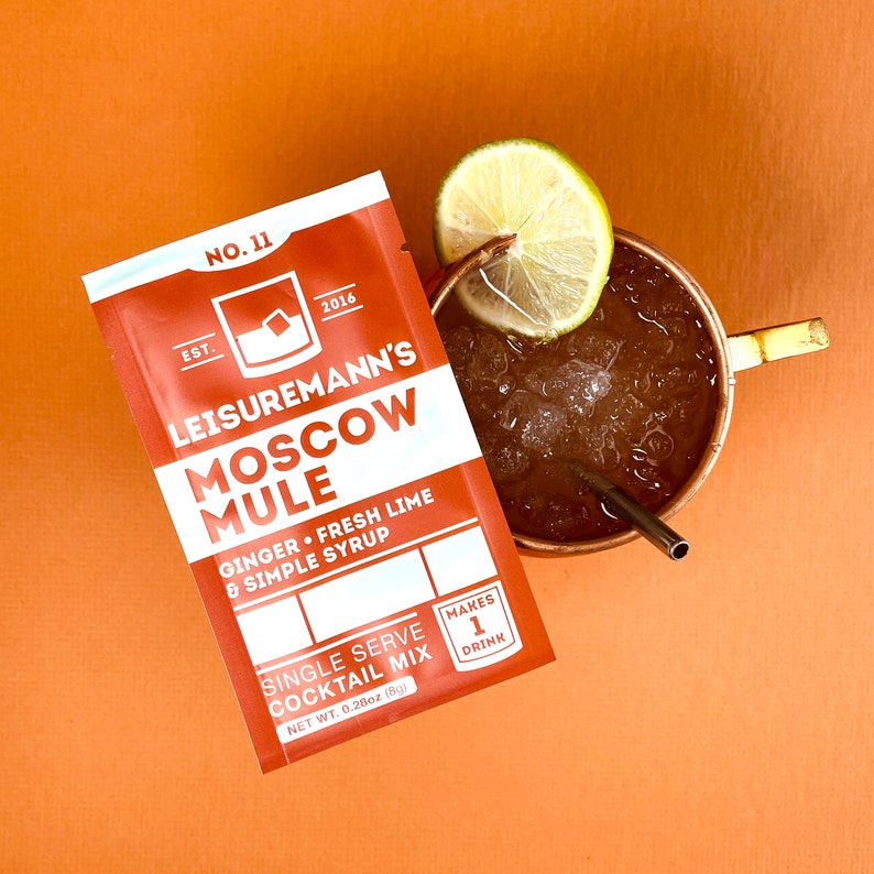 Moscow Mule Single Serve Cocktail or Mocktail Mixer Pack - Etsy