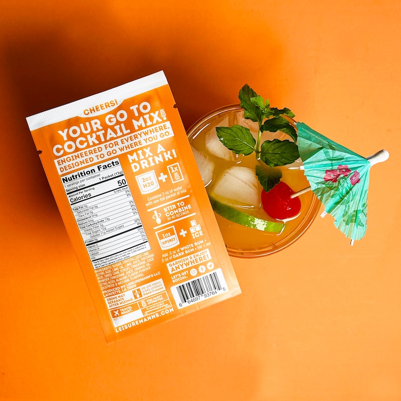 Mai Tai Single Serve Cocktail Mixer Pack - Etsy