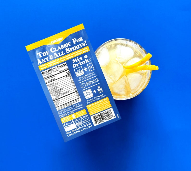 Sour Mixer Single Serve Cocktail Mixer Pack - Etsy