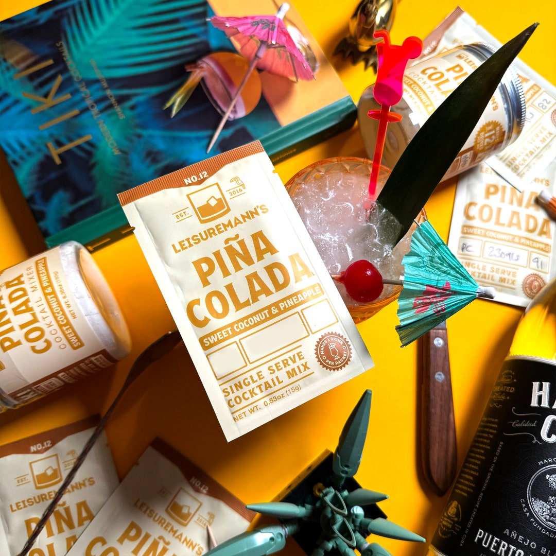 Piña Colada Single Serve Cocktail or Mocktail Mixer Pack - Etsy