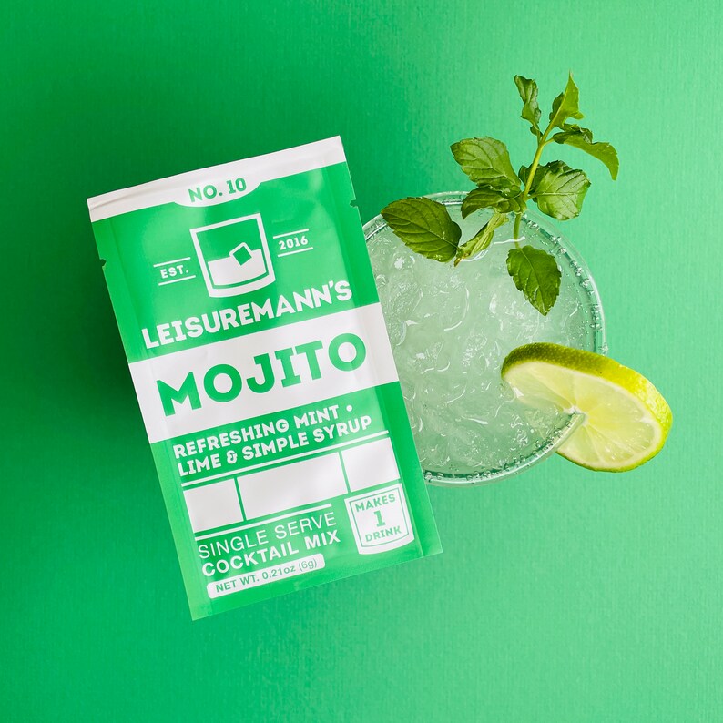 Mojito Single Serve Cocktail Mixer Pack - Etsy