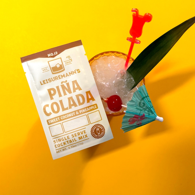 Piña Colada Single Serve Cocktail Mixer Pack - Etsy