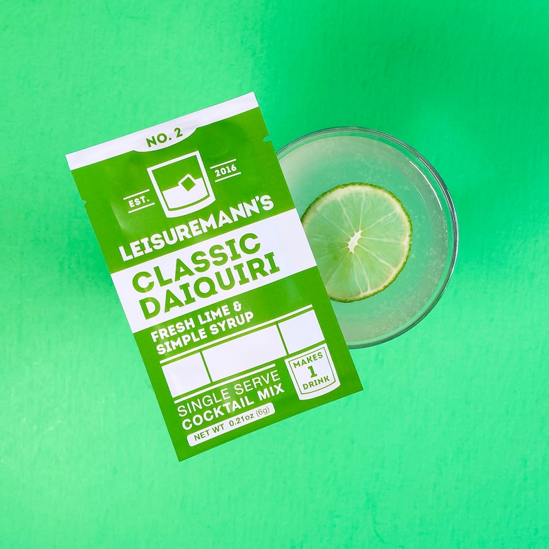 Classic Daiquiri Single Serve Cocktail Mixer Pack - Etsy