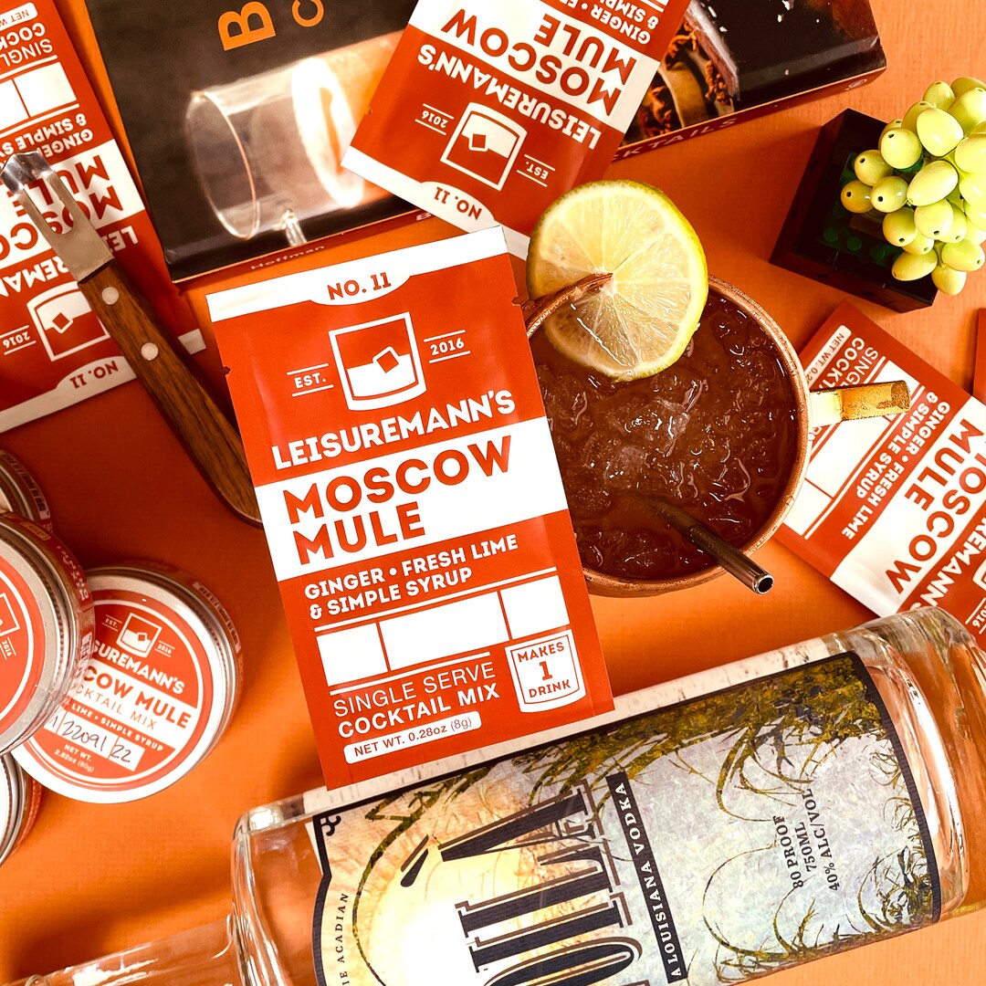 Moscow Mule Single Serve Cocktail or Mocktail Mixer Pack - Etsy