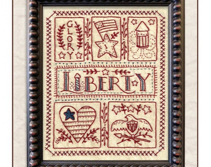 Liberty Sampler Embroidery Pattern by Kathy Schmitz - KS-1905 - Etsy