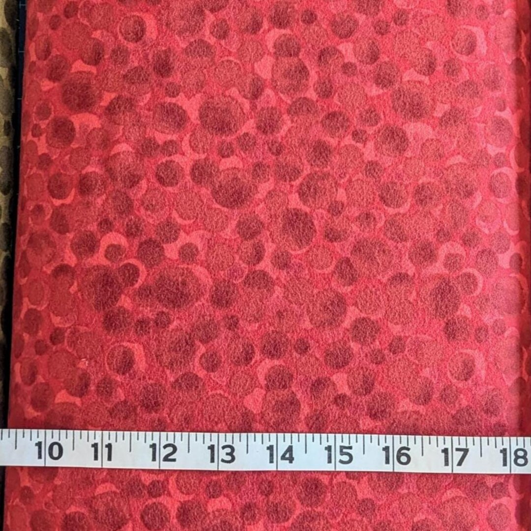 Loch Lewis - Dark Red Bumbleberries Flannel - by the Half Yard - Lewis ...
