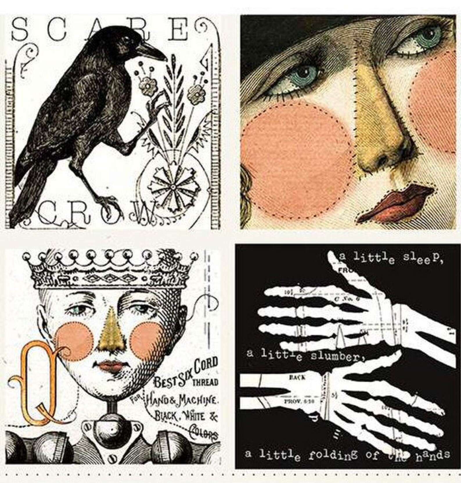 Queen of Ween Large Patch Panel J. Wecker Frisch for Riley Blake ...