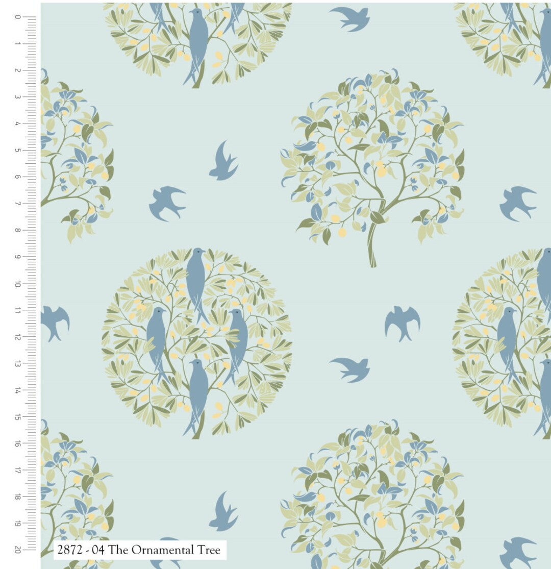 Birds in Nature by Voysey - the Ornamental Tree - by the Half Yard ...