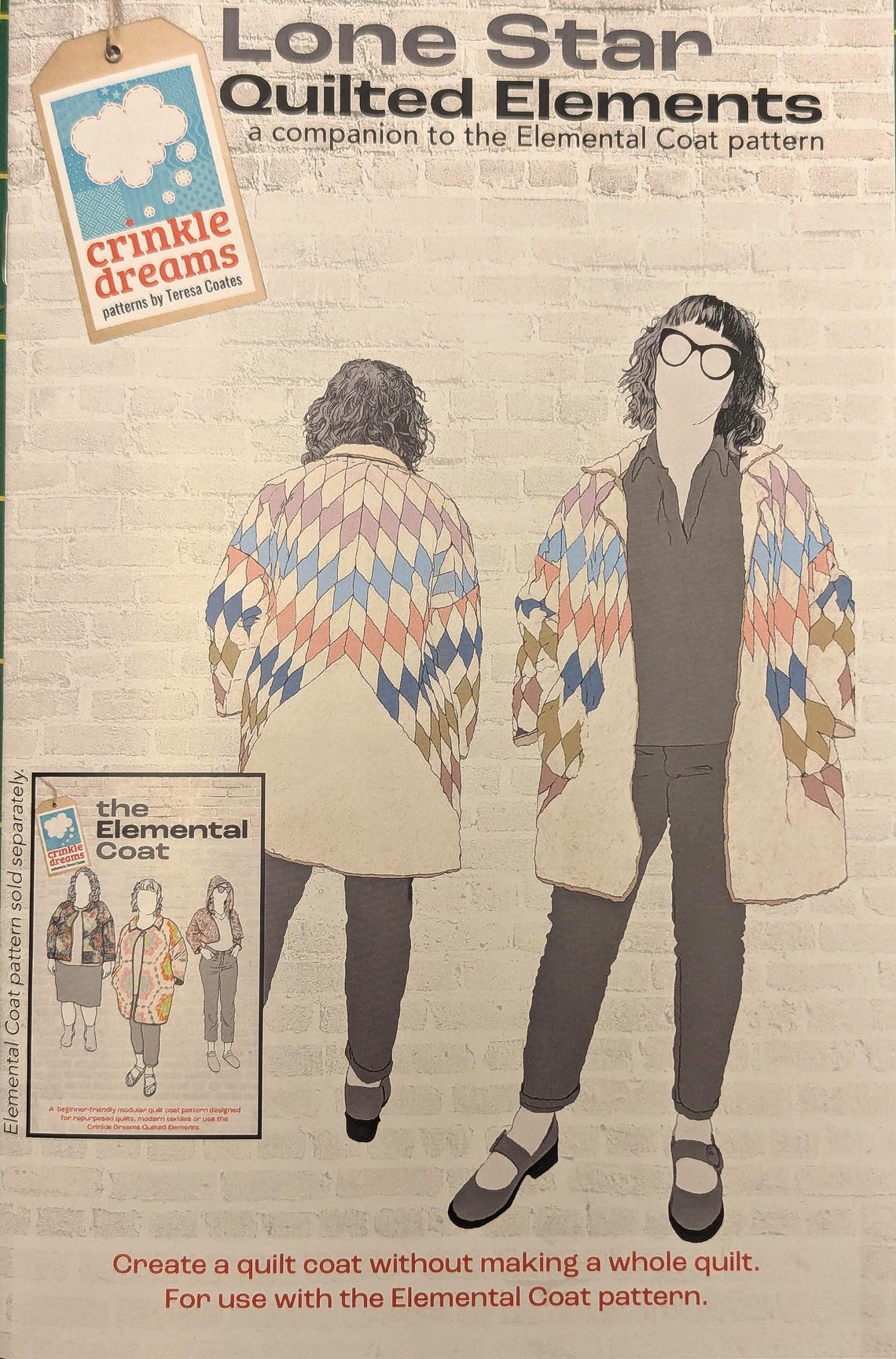 Lone Star Quilted Elements for the Elemental Coat - Crinkle Dreams by ...
