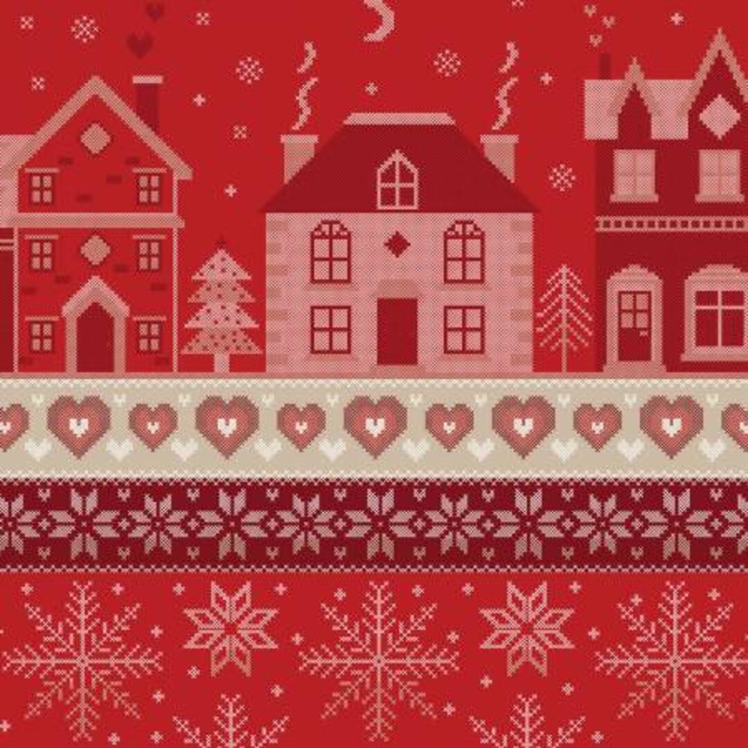 Christmas Scene - Cross Stitch Christmas by Stuart Hillard for the ...