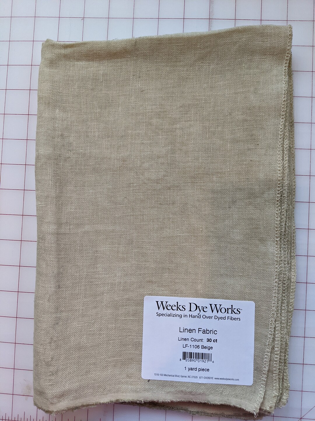 30 Count Linen beige 1106 Weeks Dye Works - Etsy