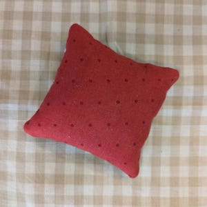 Red and Blue Quilted Pincushion - Etsy
