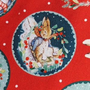 Scallop Badges Peter Rabbit - by the Half Yard - Hoppy Holidays - 3262 ...