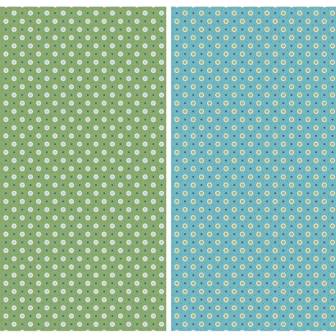Bee Dots Vera - Basil - Cottage - Sold by the Half Yard - Lori Holt ...