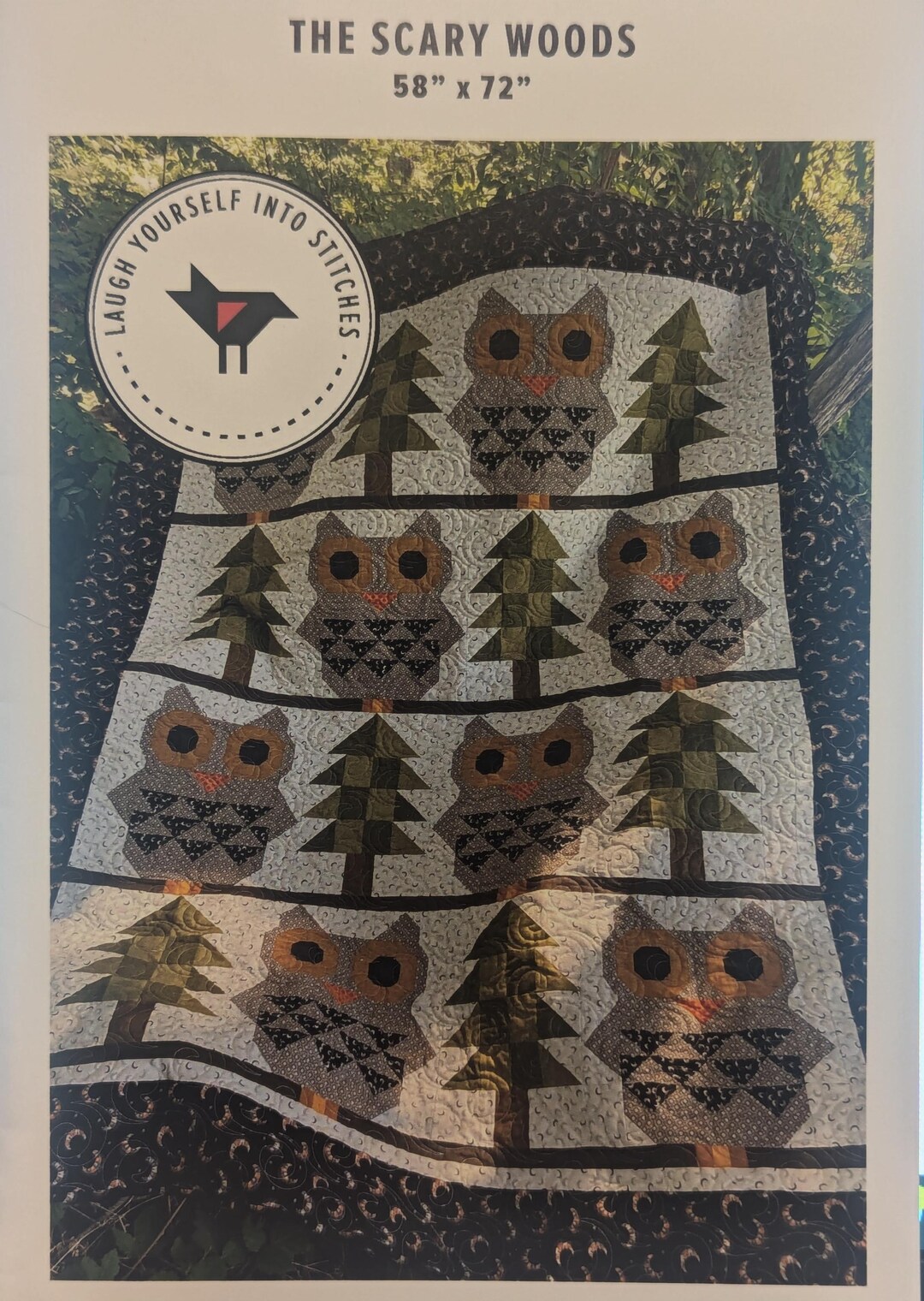 The Scary Woods Quilt Pattern by Laugh Yourself Into Stitches - Lap ...