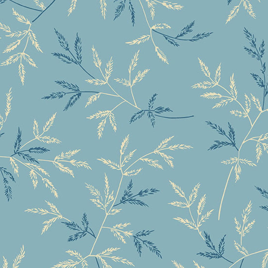 Cocoa Blue - Juniper Slate Blue - by the Half Yard - Laundry Basket ...