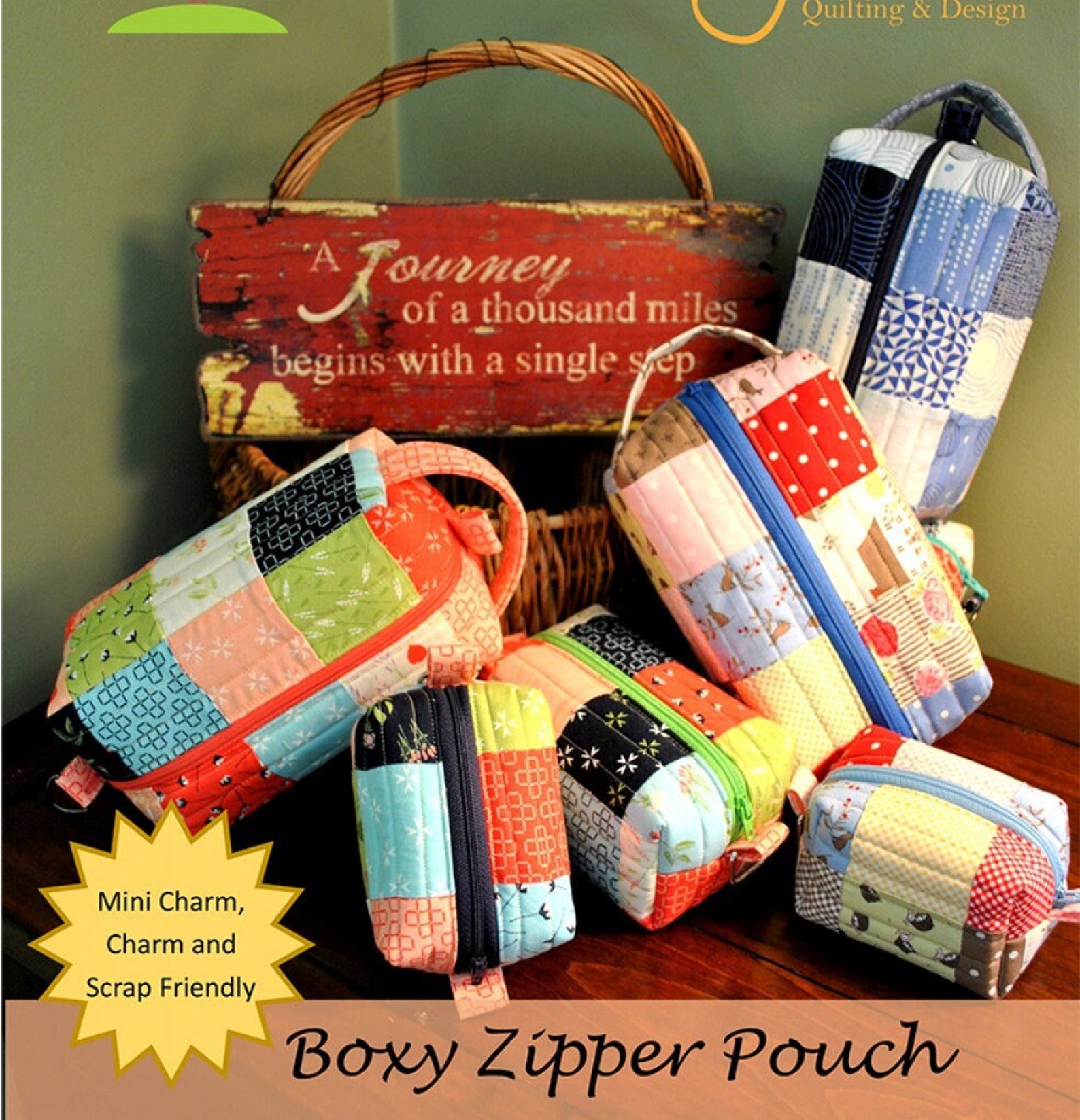Boxy Zipper Pouch Charm Pack Friendly Pattern by Sweet - Etsy