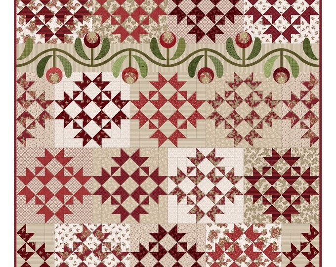 Ruby Red Quilt Kit by Maywood Studio and Bonnie Sullivan - Complete ...
