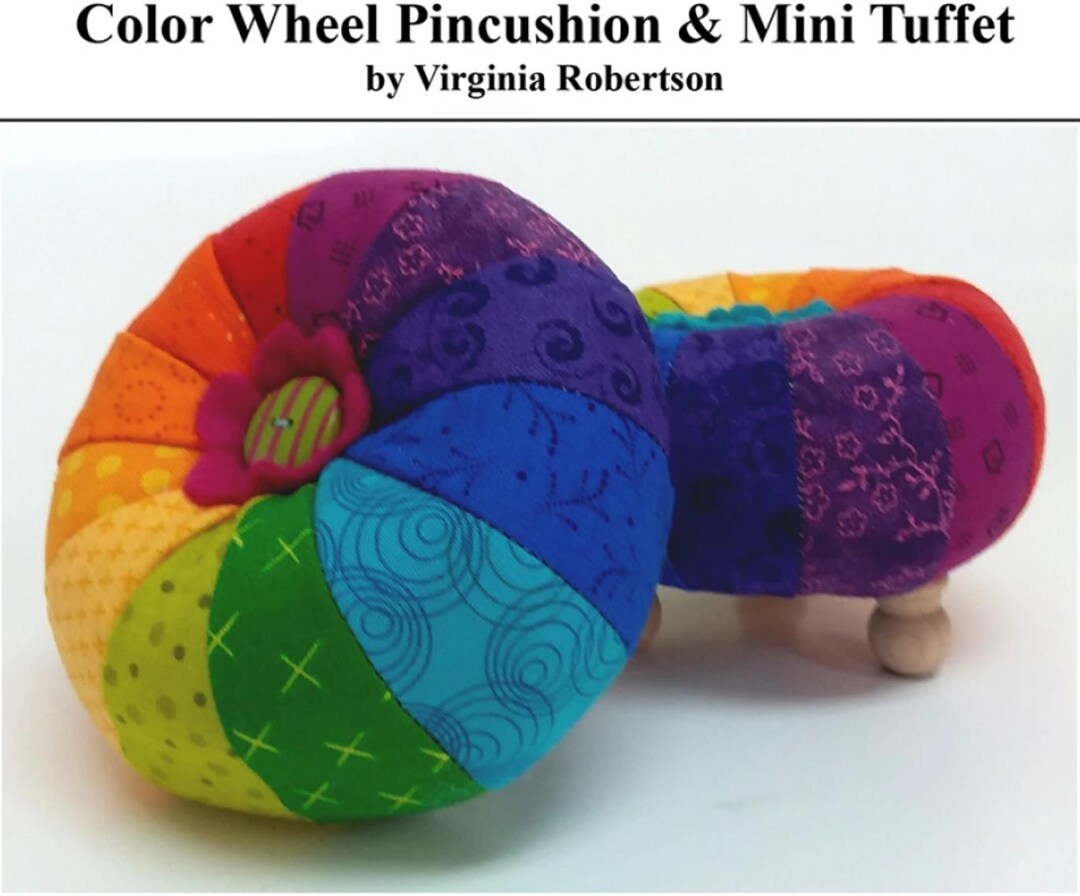Color Wheel Pincushion and Mini Tuffet - Virginia Robertson - Paper ...