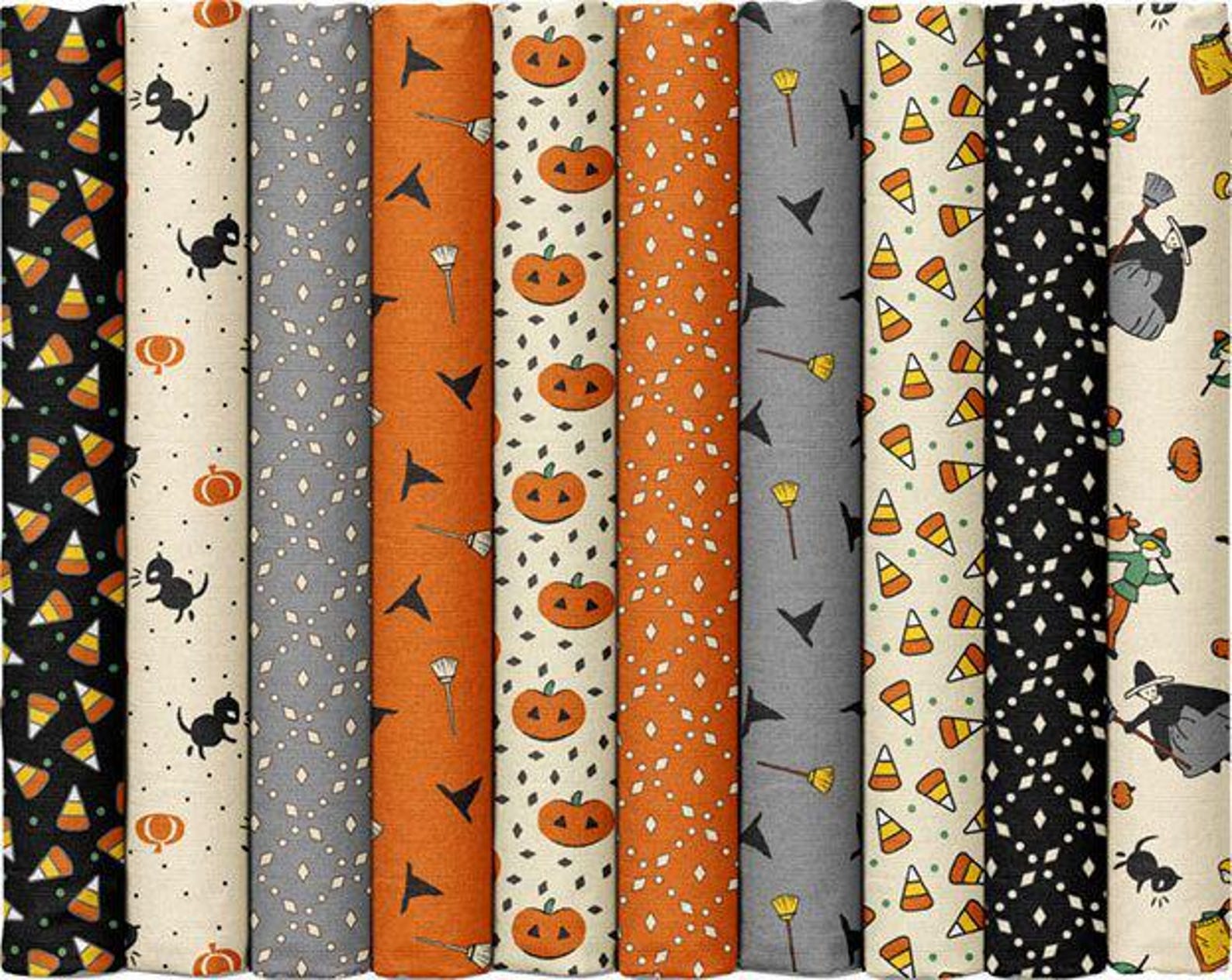Historic Halloween - Fat Quarters - Judie Rothermel - Marcus Fabrics ...