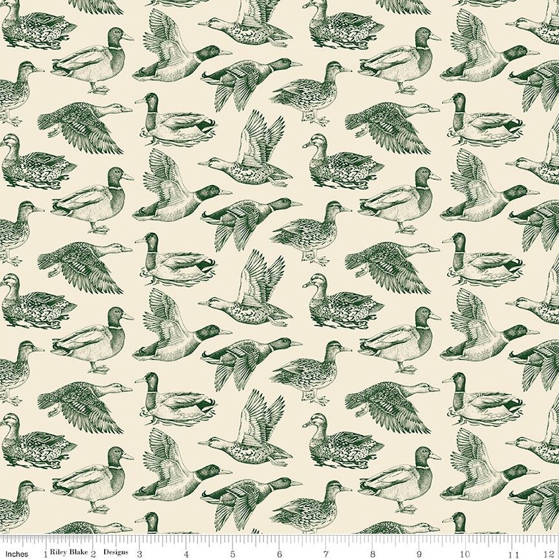 Ducks - Plaid Venture Club - by the Half Yard - Riley Blake Designs ...