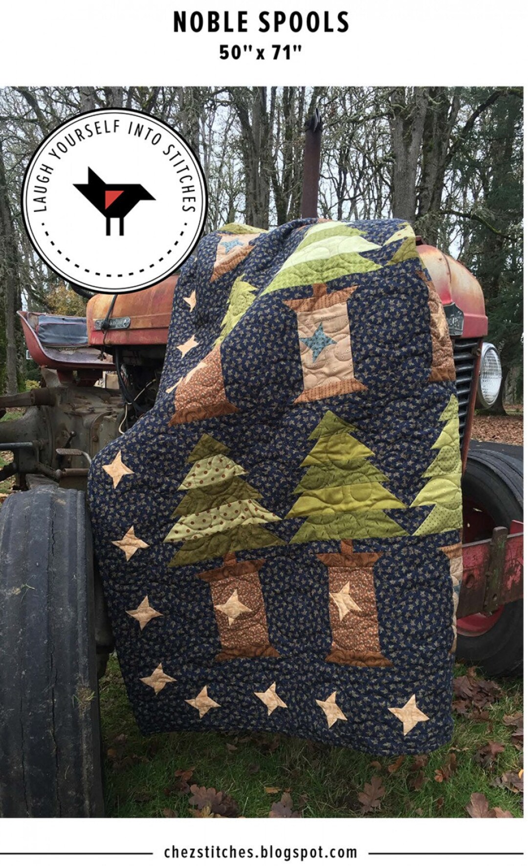 Noble Spools Quilt Pattern by Laugh Yourself Into Stitches Lap Quilt 50 X 71 - Etsy