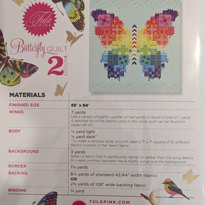 The Butterfly Quilt 2 - Tula Pink - Etsy