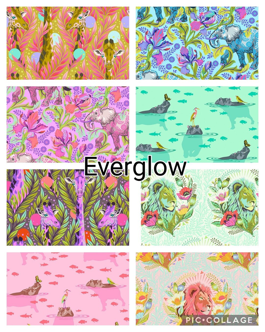 Everglow Build Your Own FQ Bundle Tula Pink Free Spirit Fabrics - Etsy