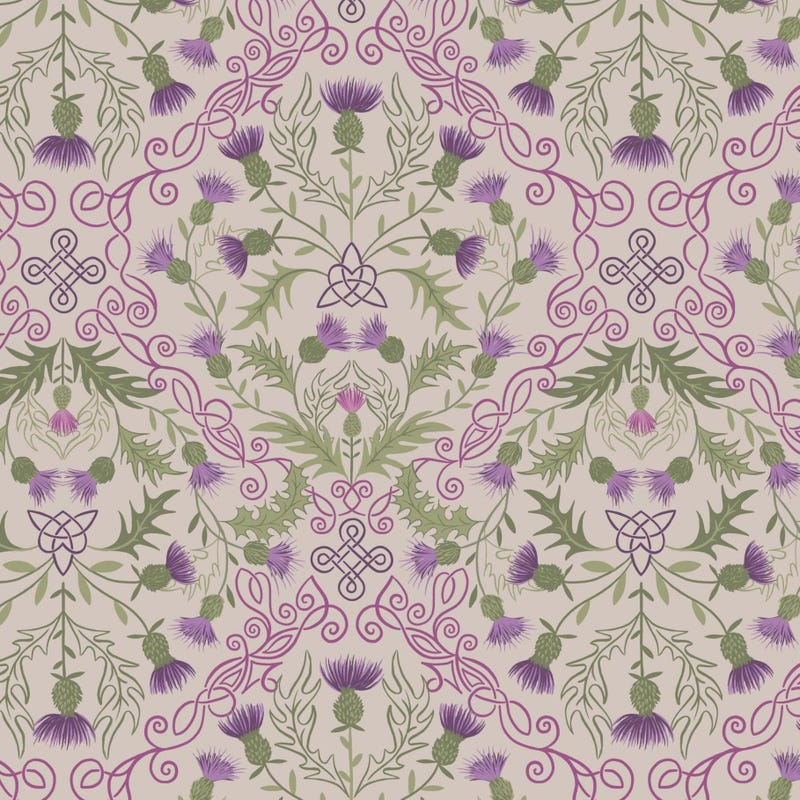 Thistle Fabric - Etsy