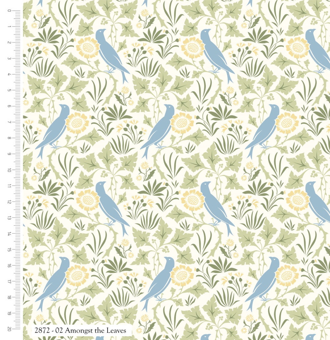 Birds in Nature by Voysey - Amongst the Leaves - by the Half Yard ...