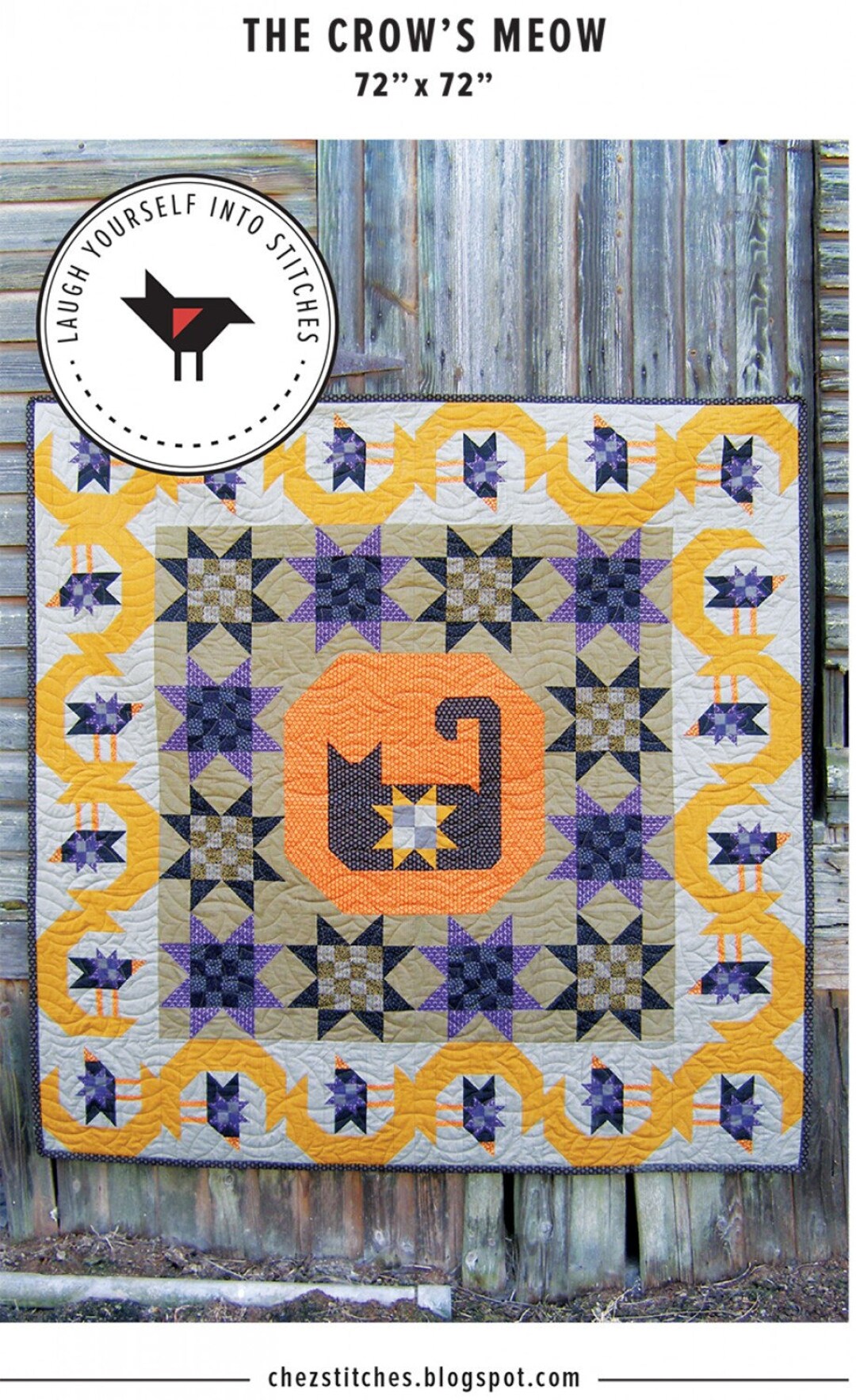 The Crow's Meow Quilt Pattern by Laugh Yourself Into Stitches - 72" X ...