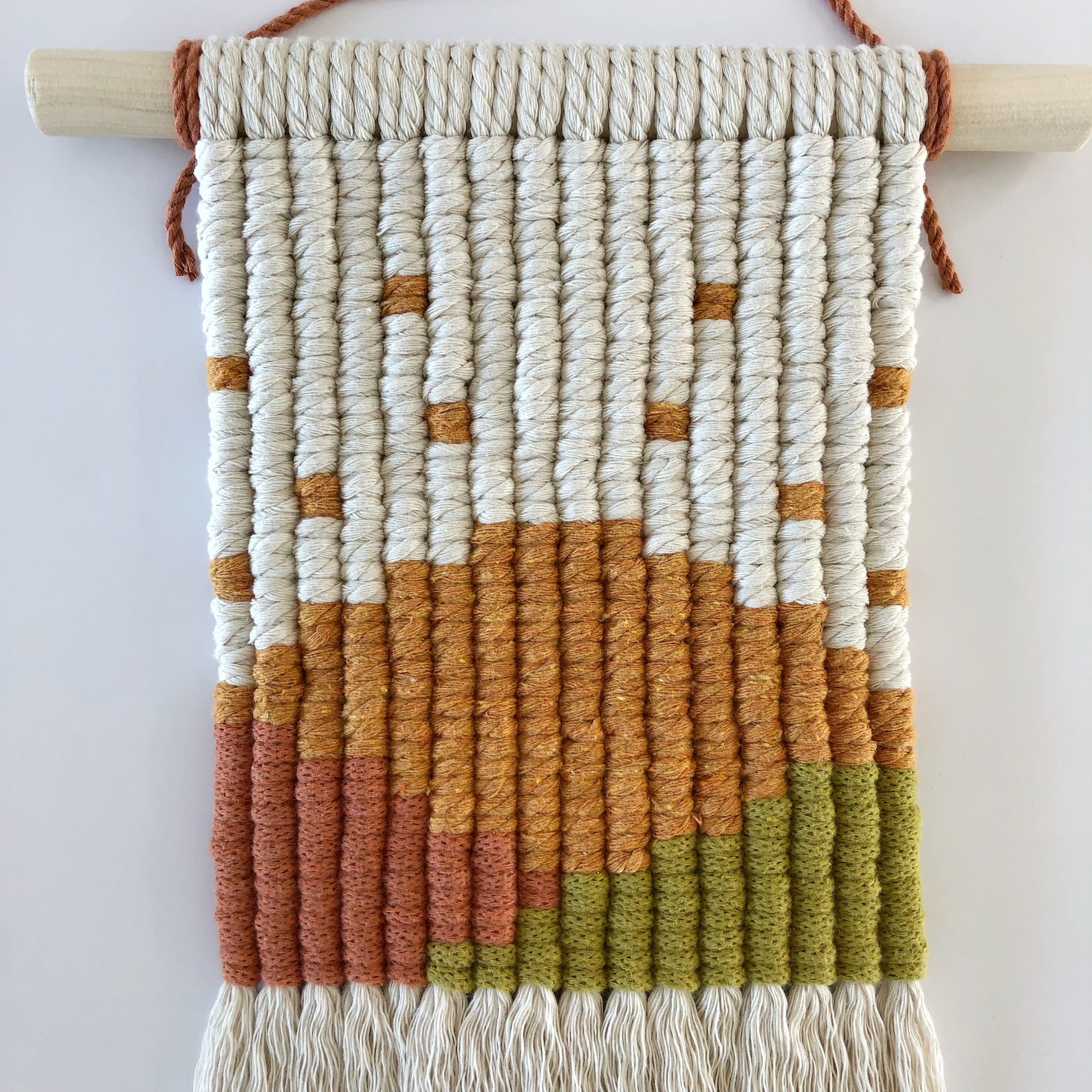 Macrame Tapestry Pattern: Pixel Art Sunrise Landscape (PDF Pattern) - Etsy