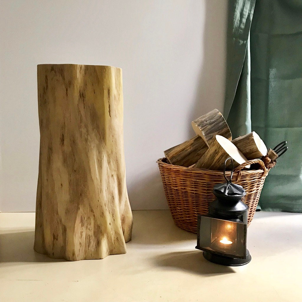 Wooden stool. Tree trunk. Taburete de madera. Taburete tronco - Etsy España