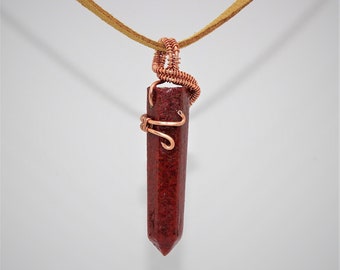 Items similar to 14kt Goldfill Heart with stunning Ruby Red Icicle Drop ...