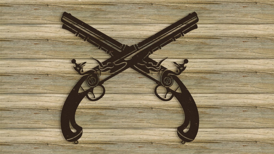 DXF EPS Cnc FILES to Cut Plasma Laser Clipart Pistol - Etsy