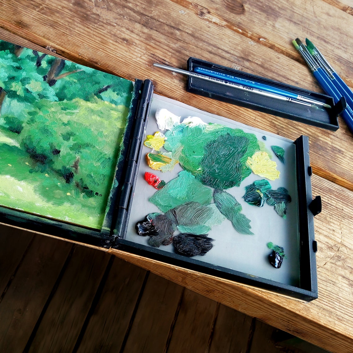 Pochade Box for Plein Air Alla Prima Oil Painting Art - Etsy