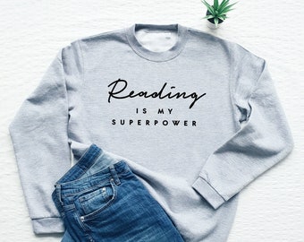 Reading is My Superpower | Etsy