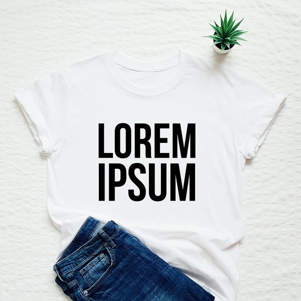 Lorem Ipsum Shirt - Etsy