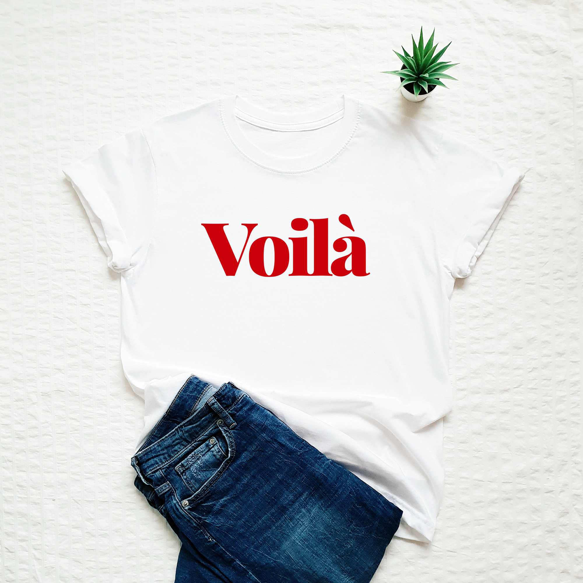 Voilà Shirt, French Word Shirt, Paris Shirt, France Vacation T-shirt ...