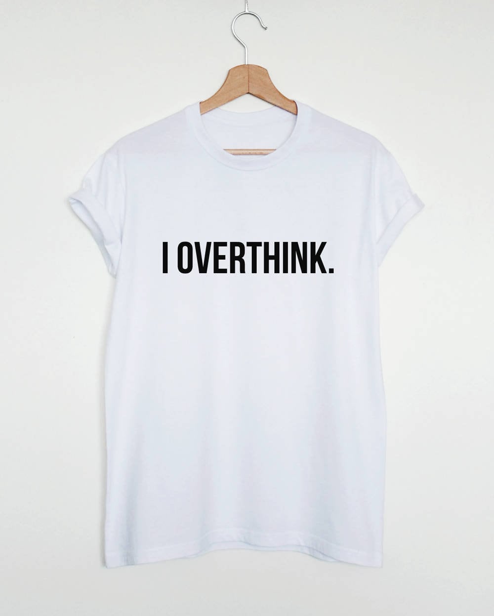 Funny Slogan Shirt, I Overthink T-shirt, Overthinking Shirt for Men ...