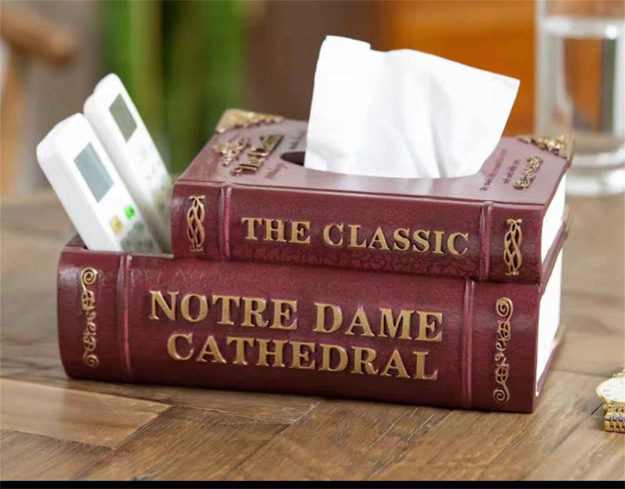 Vintage Book-styled Tissue Box - Etsy