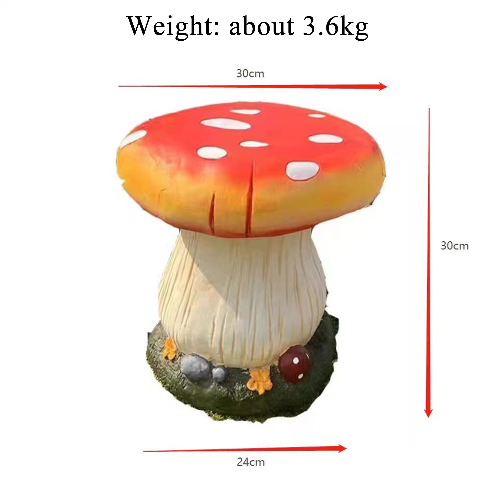 Mushroom Stool Handmade, Natural Stool, Chair Home, Garden Decor ...