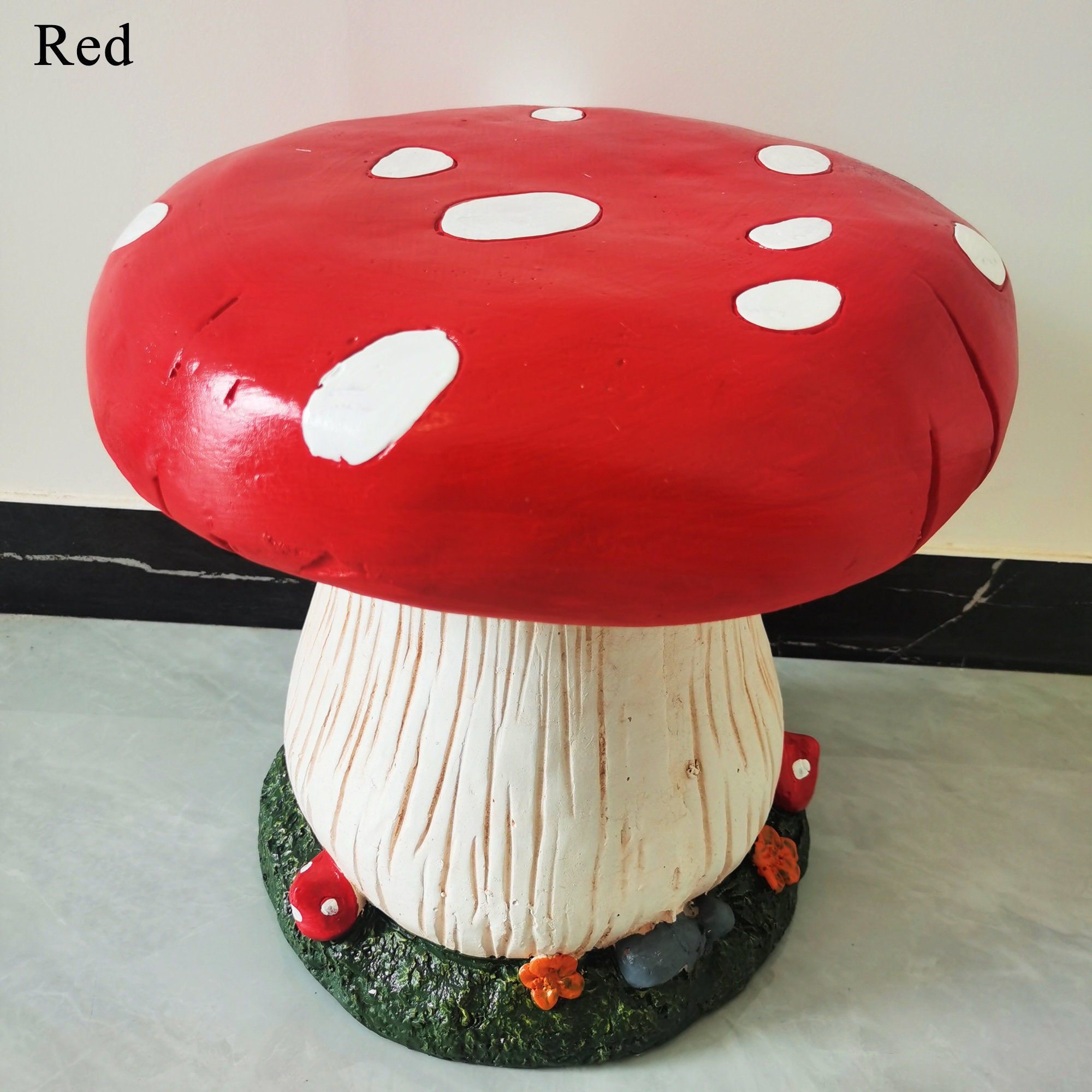 Mushroom Stool Handmade, Natural Stool, Chair Home, Garden Decor ...