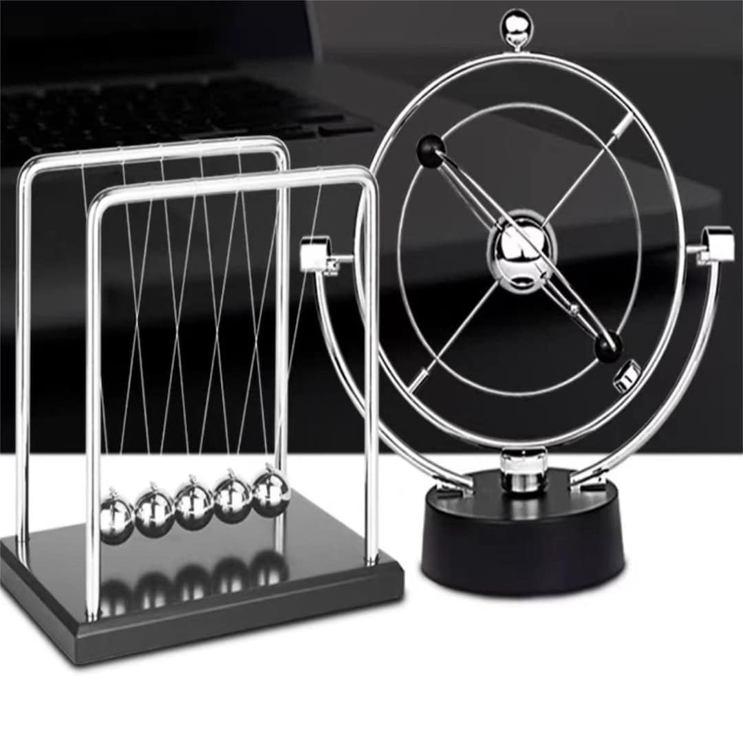 Newton's Pendulum Perpetual Motion Magnetic Levitation Chaos Desktop Ornament for Home and ...