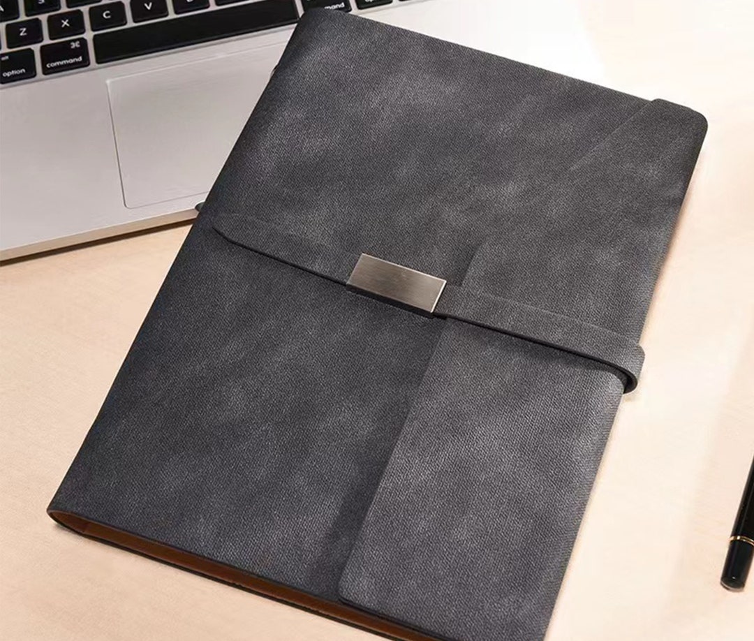 Personalized Business A5 Portfolio Notebook With Pen, Gift Box, and ...