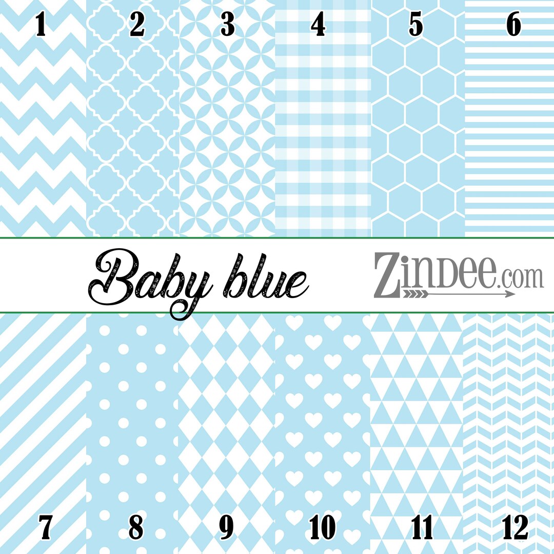 Baby Blue Pattern Vinyl HEAT TRANSFER or ADHESIVE, Htv or Permanent ...