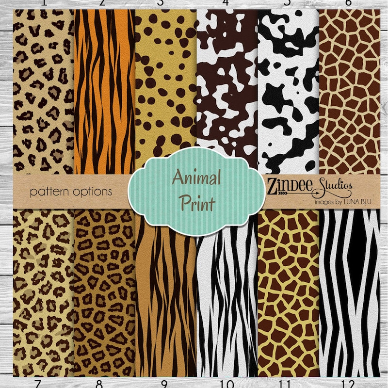 Animal Print Htv - Etsy