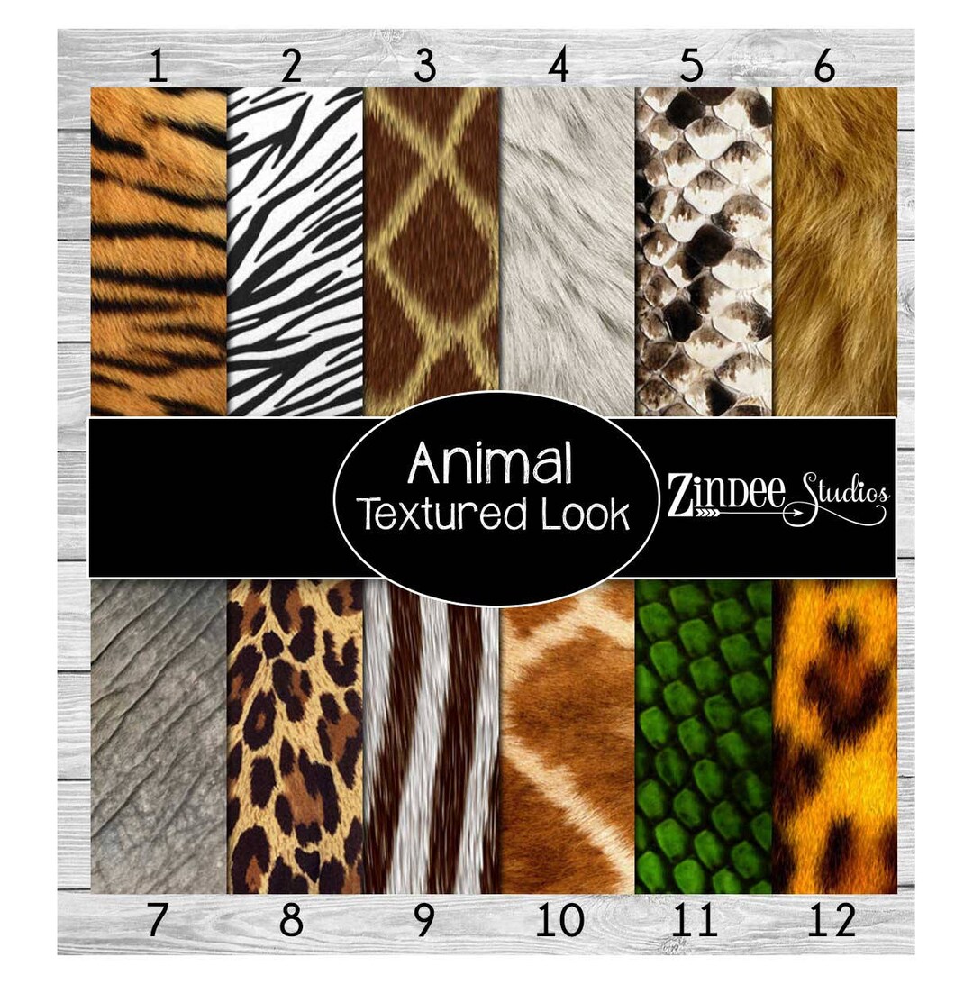 Animal Print Textured Look Pattern Vinyl HEAT TRANSFER Vinyl or ...